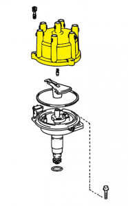 1FZ-FE 4.5L Distributor Cap Toyota Land Cruiser - Yota1 Performance, Inc.