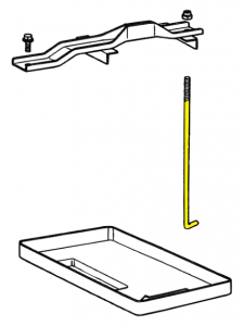 Battery Bolt Clamp Genuine 1979-1995 - Yota1 Performance, Inc.