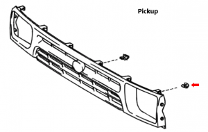 Front Grille Clip Genuine 1990-2002 - Yota1 Performance, Inc.