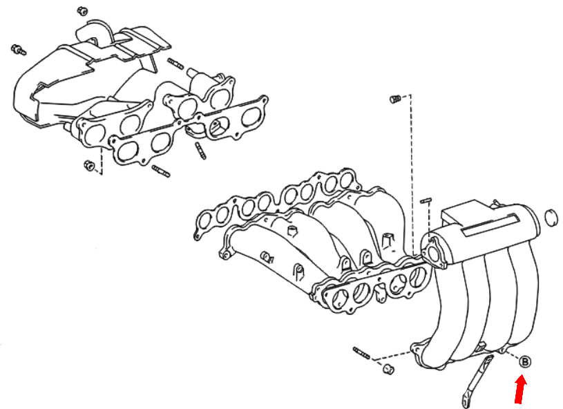 2RZ 2.4L 2TR 3RZ 2.7L Intake Flange Bolt Genuine 1994-2004 - Yota1 ...