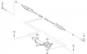 Rack and Pinion Assembly 2004-2008 Tacoma 4x4 - Yota1 Performance, Inc.