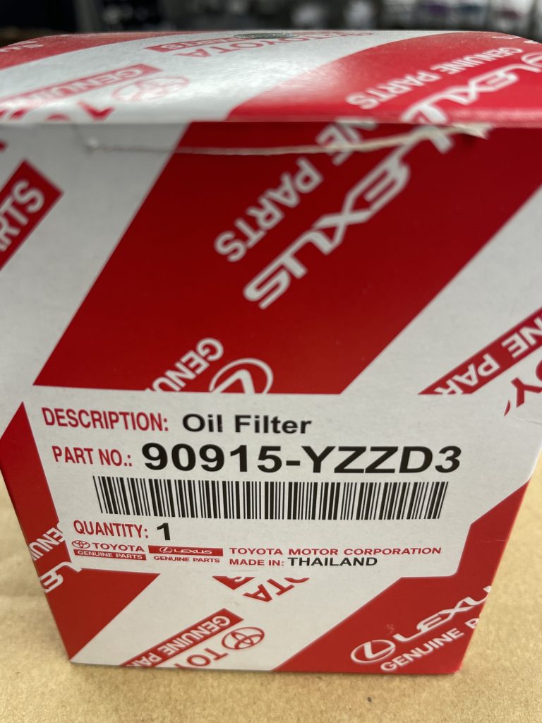 Oil Filter 1GR, 1FZ, 2UZ, 2F, 3FE - Yota1 Performance, Inc.